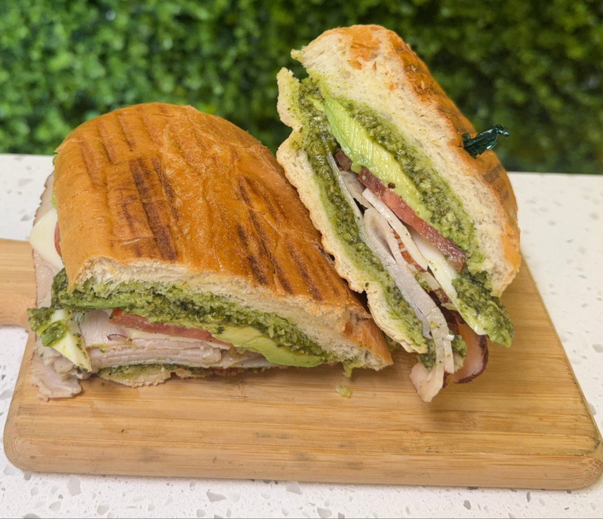 41. Roasted Turkey Pesto Panini – Bionicos and Juices Rios